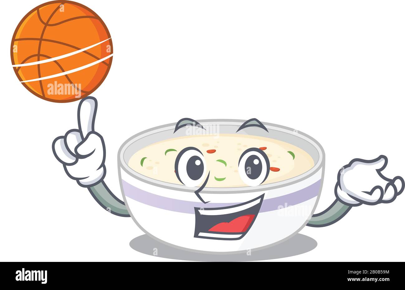 A mascot picture of steamed egg cartoon character playing basketball ...