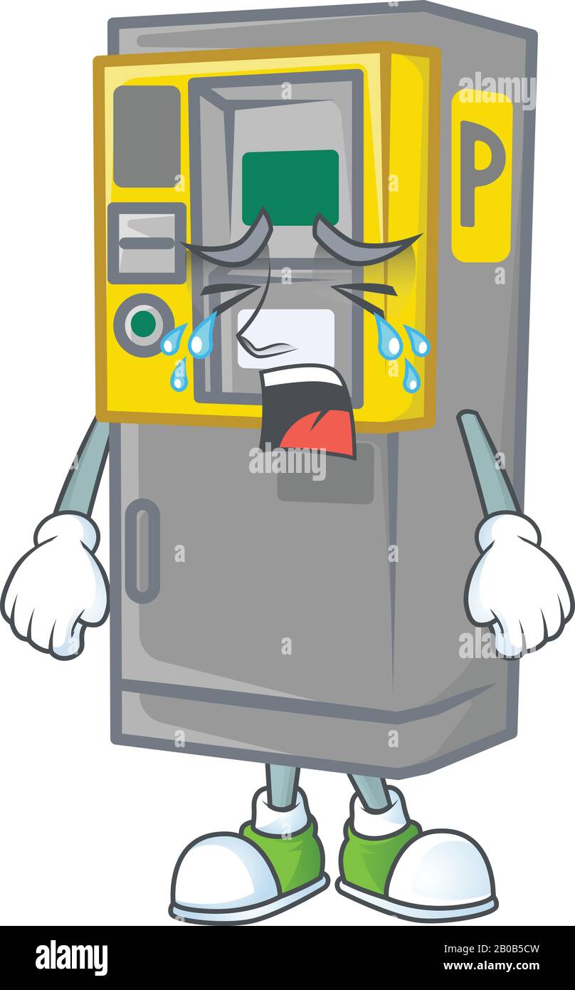 Paid parking vending machine Stock Vector Images - Alamy