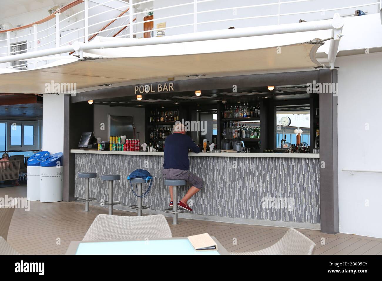 Pool Bar, Azamara Quest cruise ship, South Africa, Africa Stock Photo ...