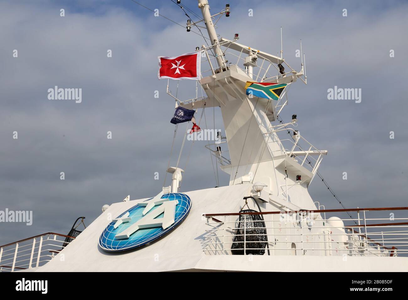 Pool Bar, Azamara Quest cruise ship, South Africa, Africa Stock Photo ...