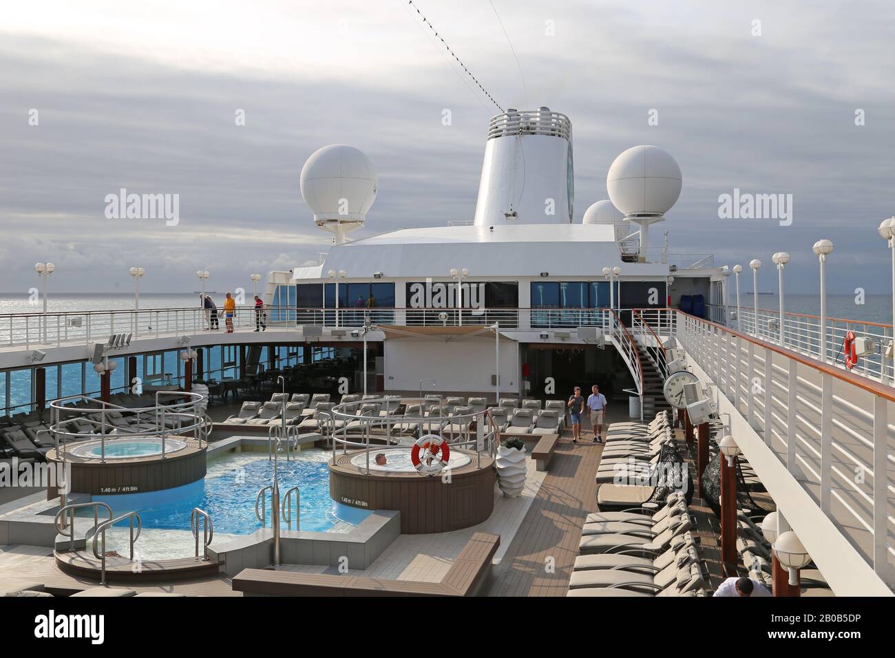 Pool Deck, Azamara Quest cruise ship, South Africa, Africa Stock Photo ...