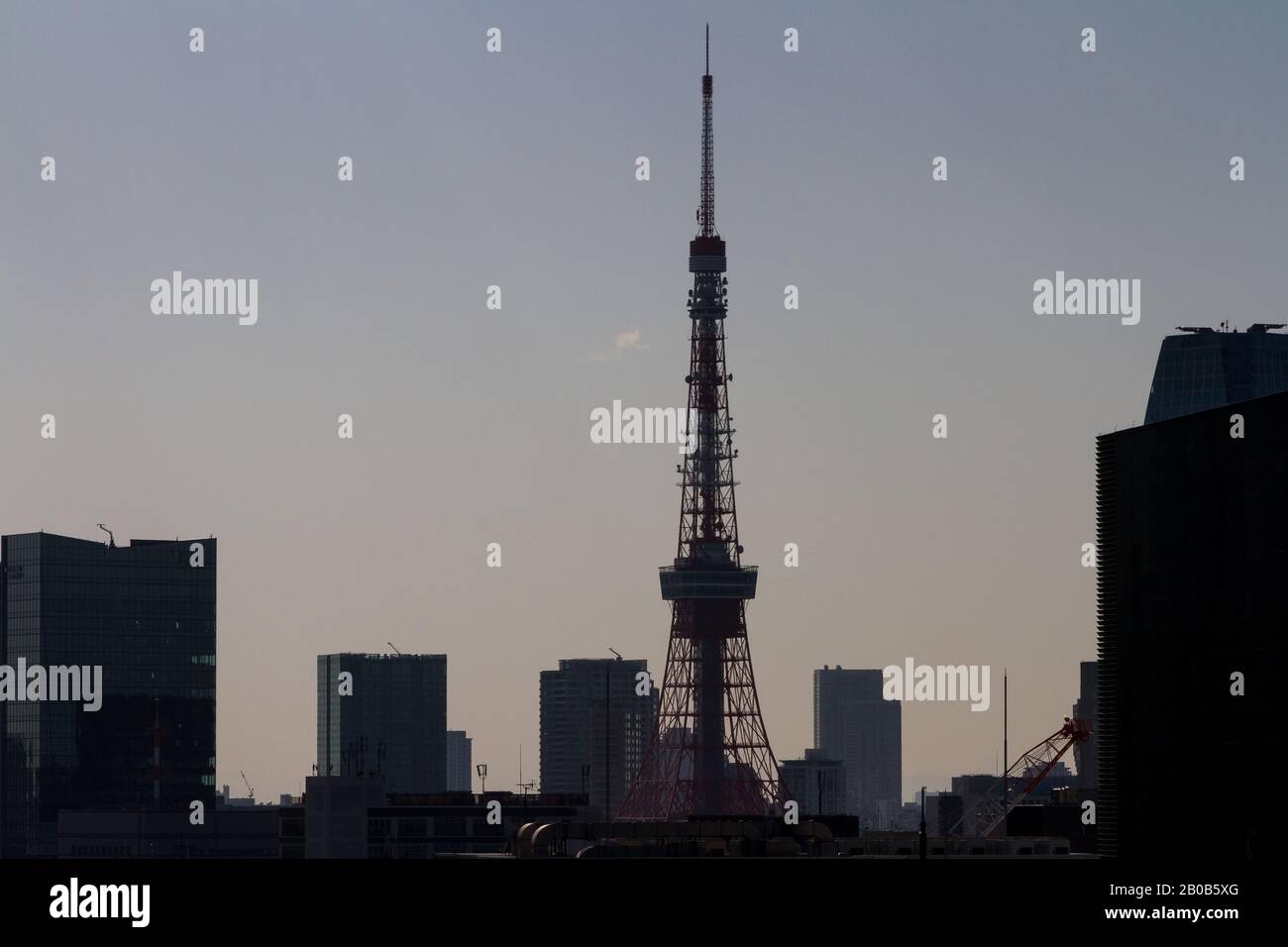 Tokyo tower silhouette hi-res stock photography and images - Alamy