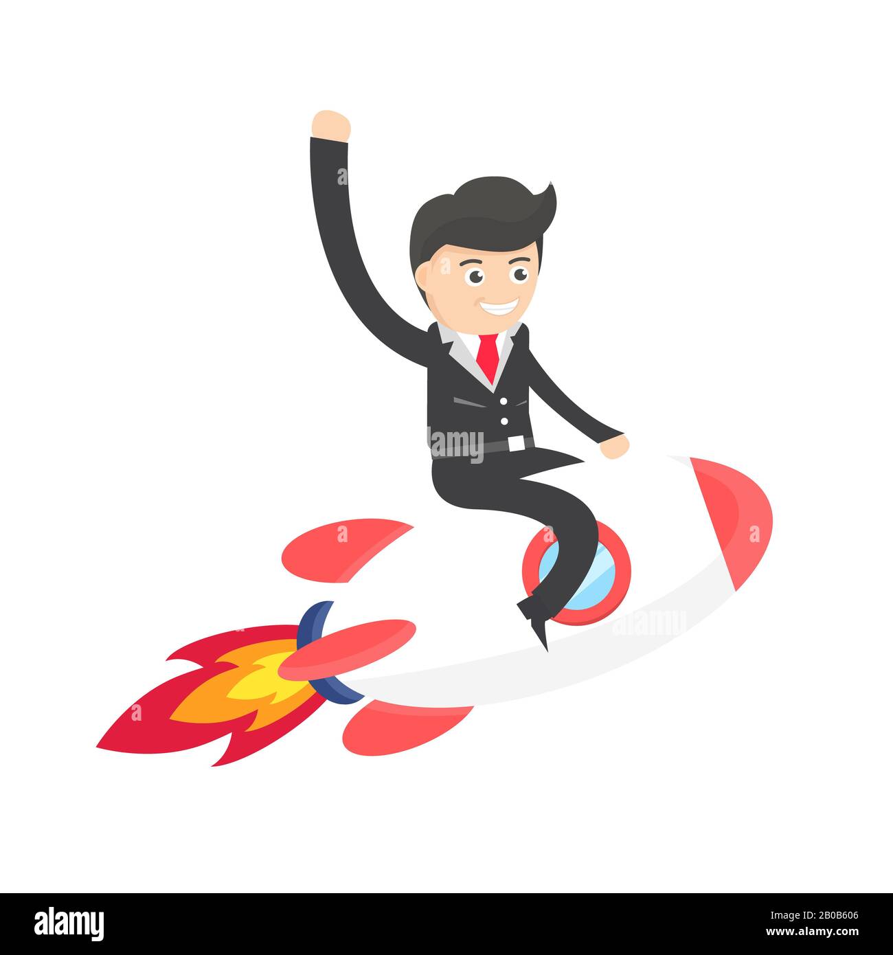 Flying rockets Cut Out Stock Images & Pictures - Alamy