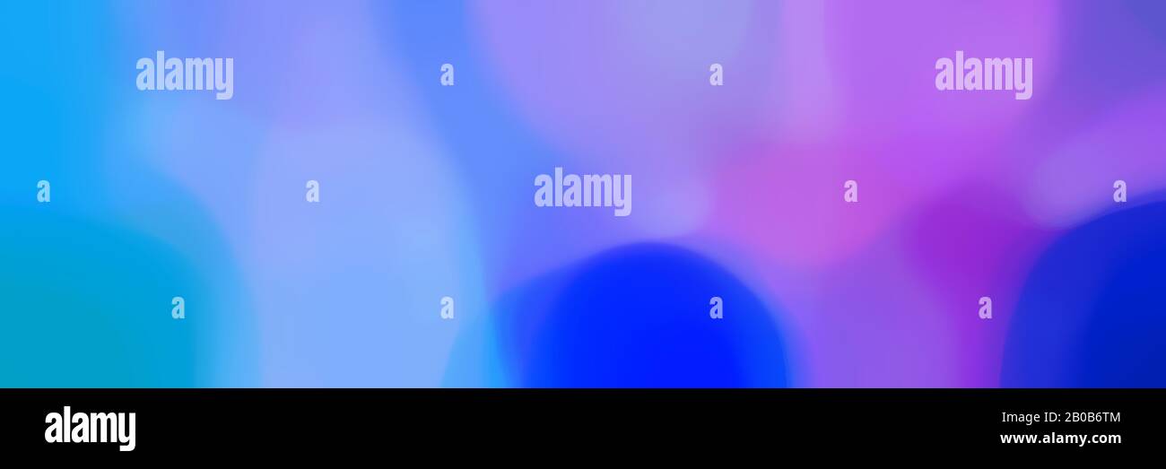 soft blurred horizontal background bokeh graphic with corn flower blue ...