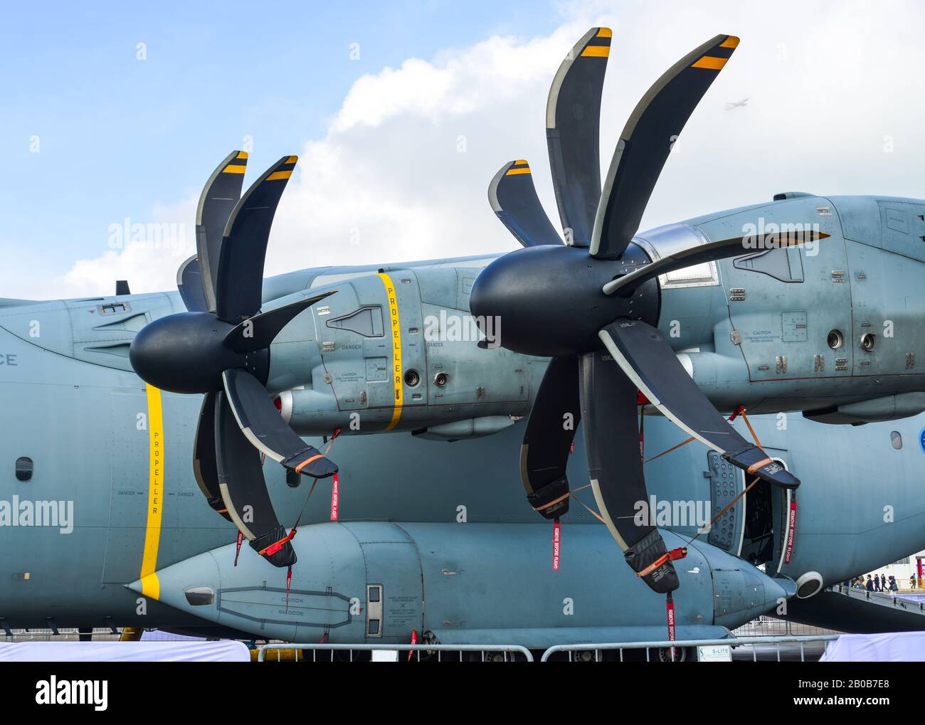 Singapore - Feb 12, 2020. Airbus A400M Atlas of Malaysia Air Force for ...