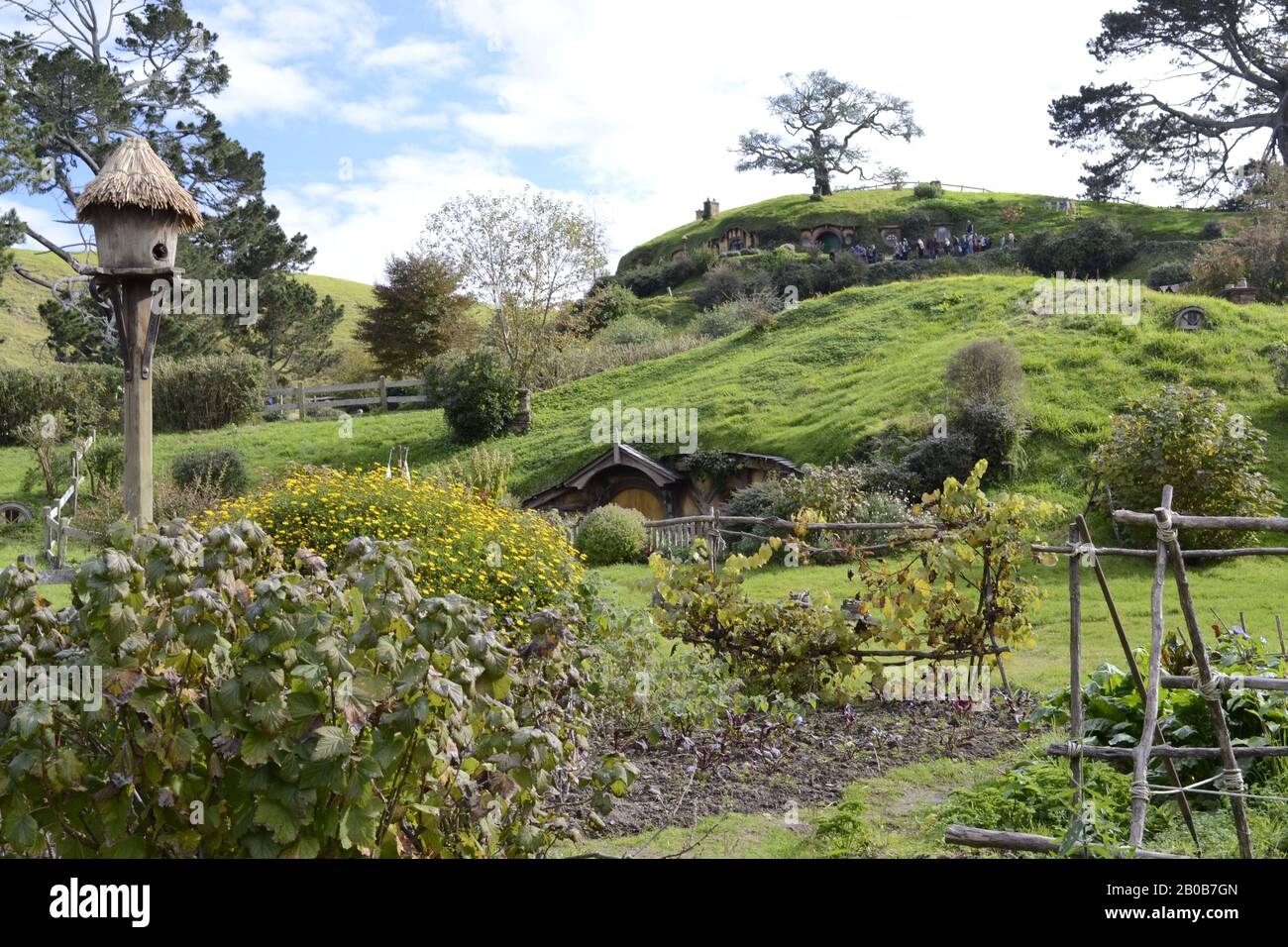 Hobbiton Movie Set, Matamata, New Zealand Stock Photo - Alamy
