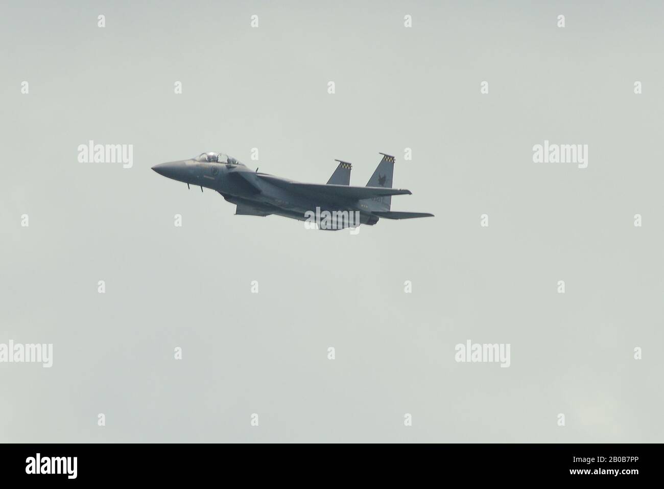 Singapore - Feb 12, 2020. McDonnell Douglas F-15E Strike Eagle of ...