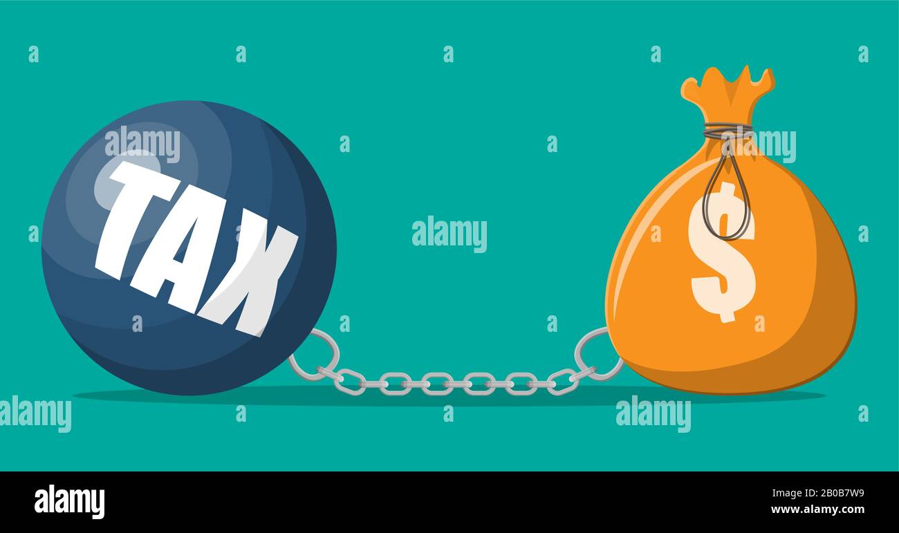 Tax burden cartoon hi-res stock photography and images - Alamy