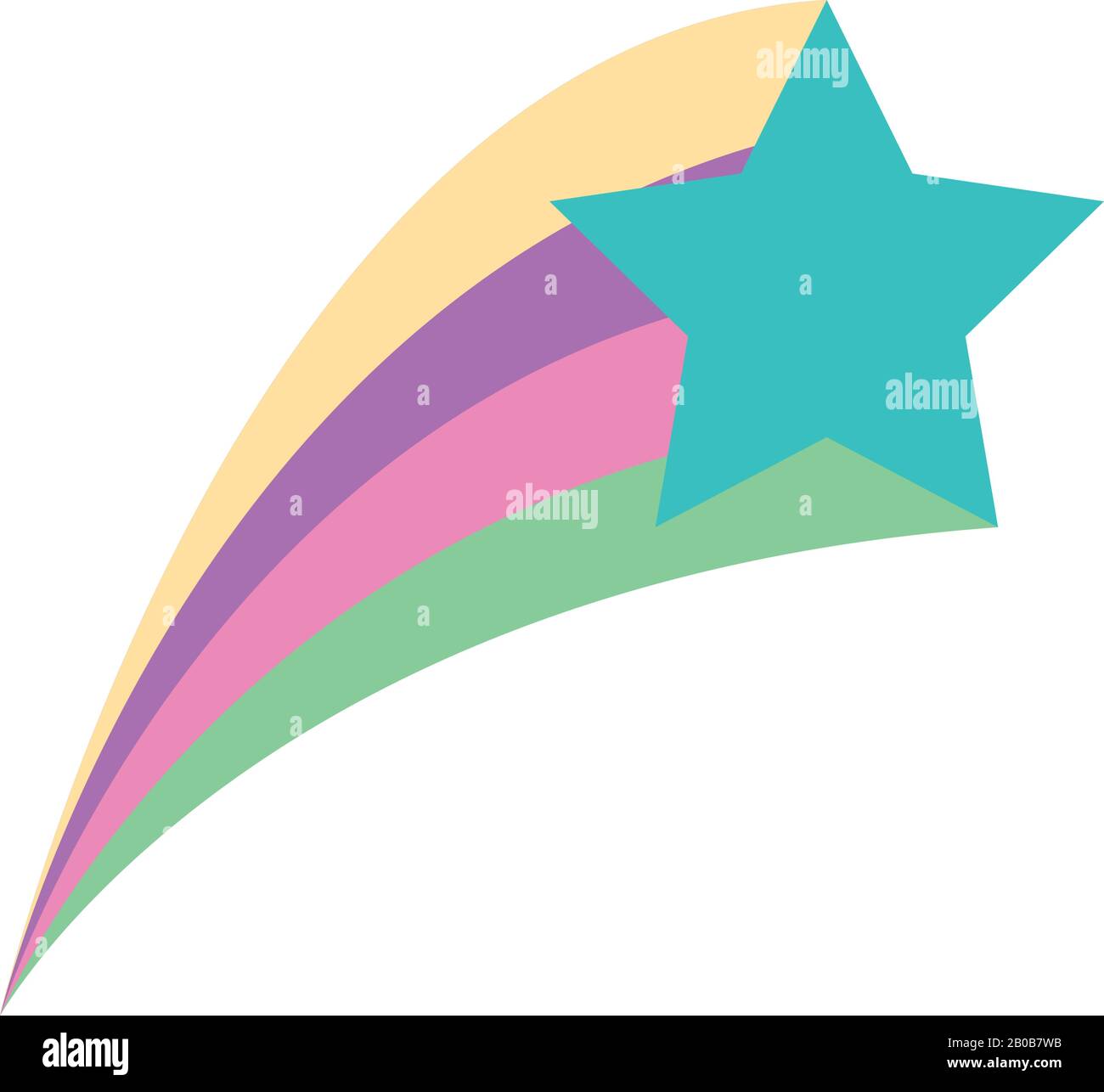 cute shooting star magic icon Stock Vector Image & Art - Alamy