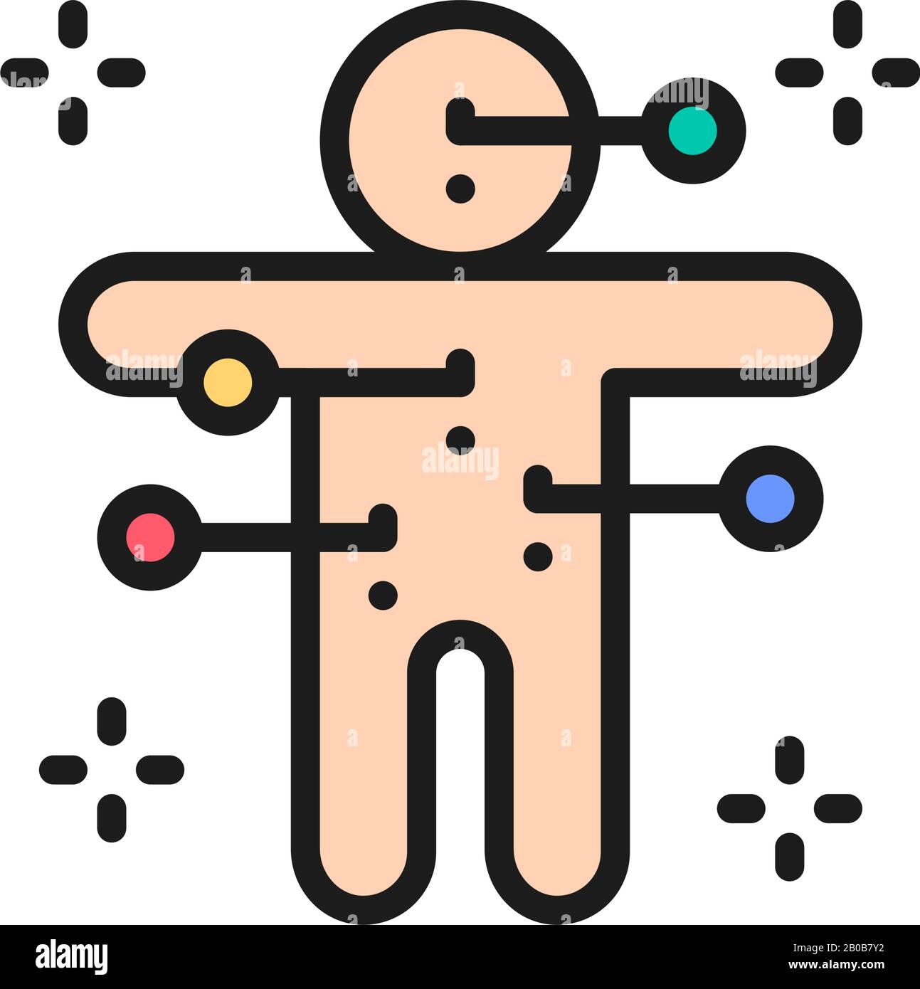 Scary voodoo doll black Cut Out Stock Images & Pictures - Alamy