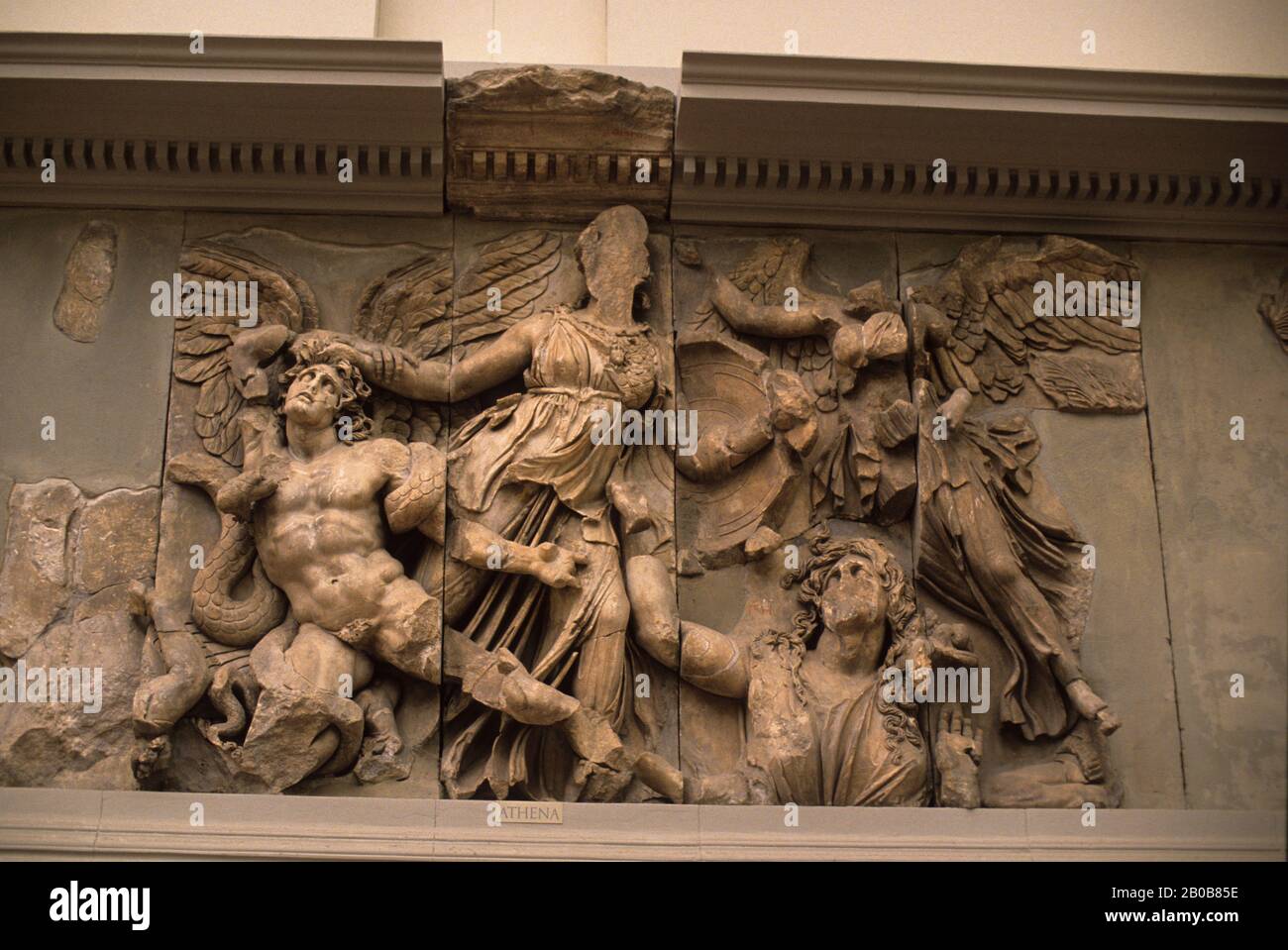 GERMANY, EAST BERLIN, PERGAMON MUSEUM, ATHENA Stock Photo - Alamy