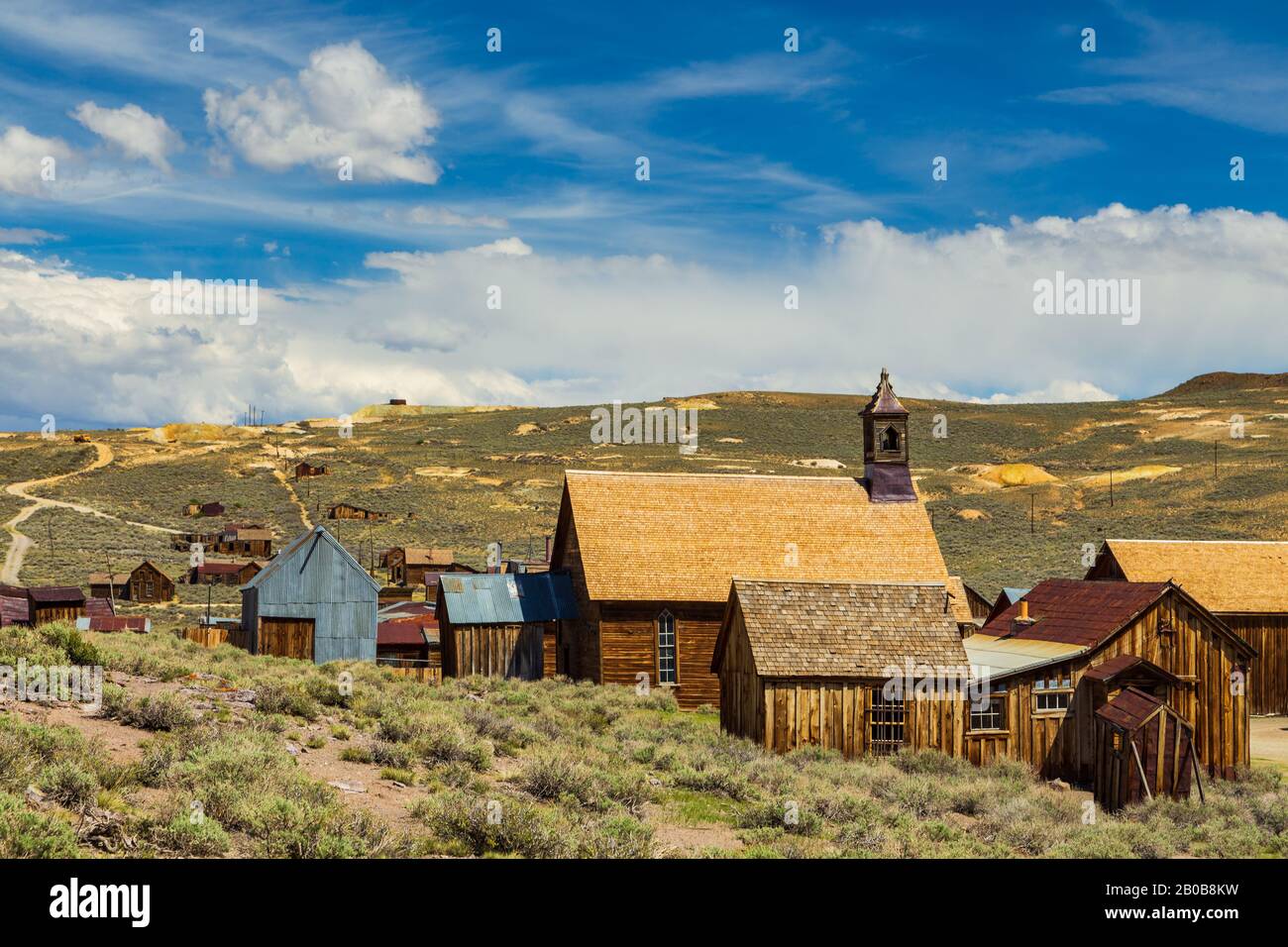 Methodist Church Ghost Town Bodie High Resolution Stock Photography and Images - Alamy