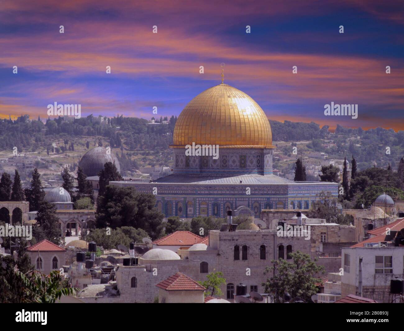 Skyline jerusalem night hi-res stock photography and images - Alamy