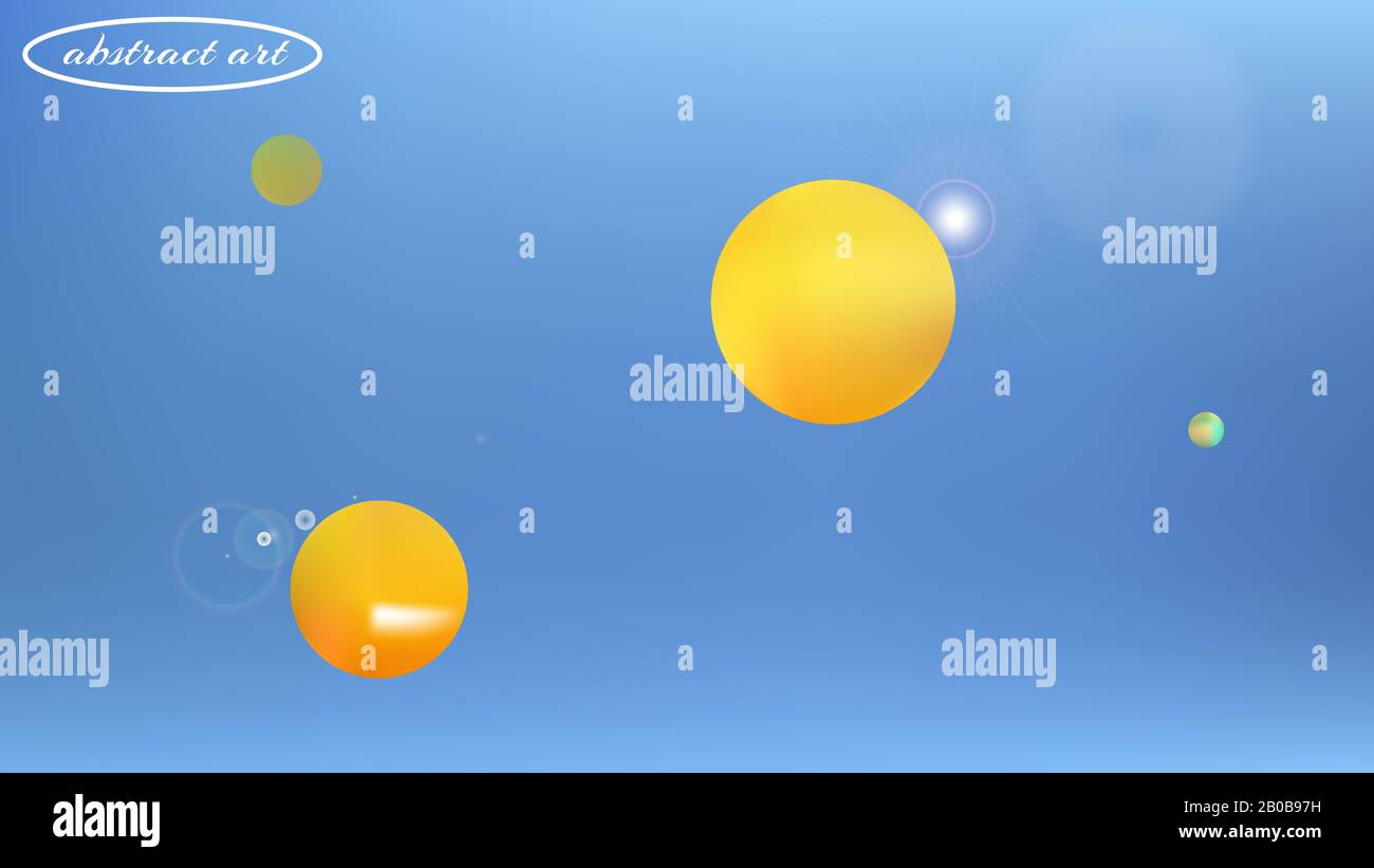 New space fantasy. Professional colorific illustration idea. Background ...