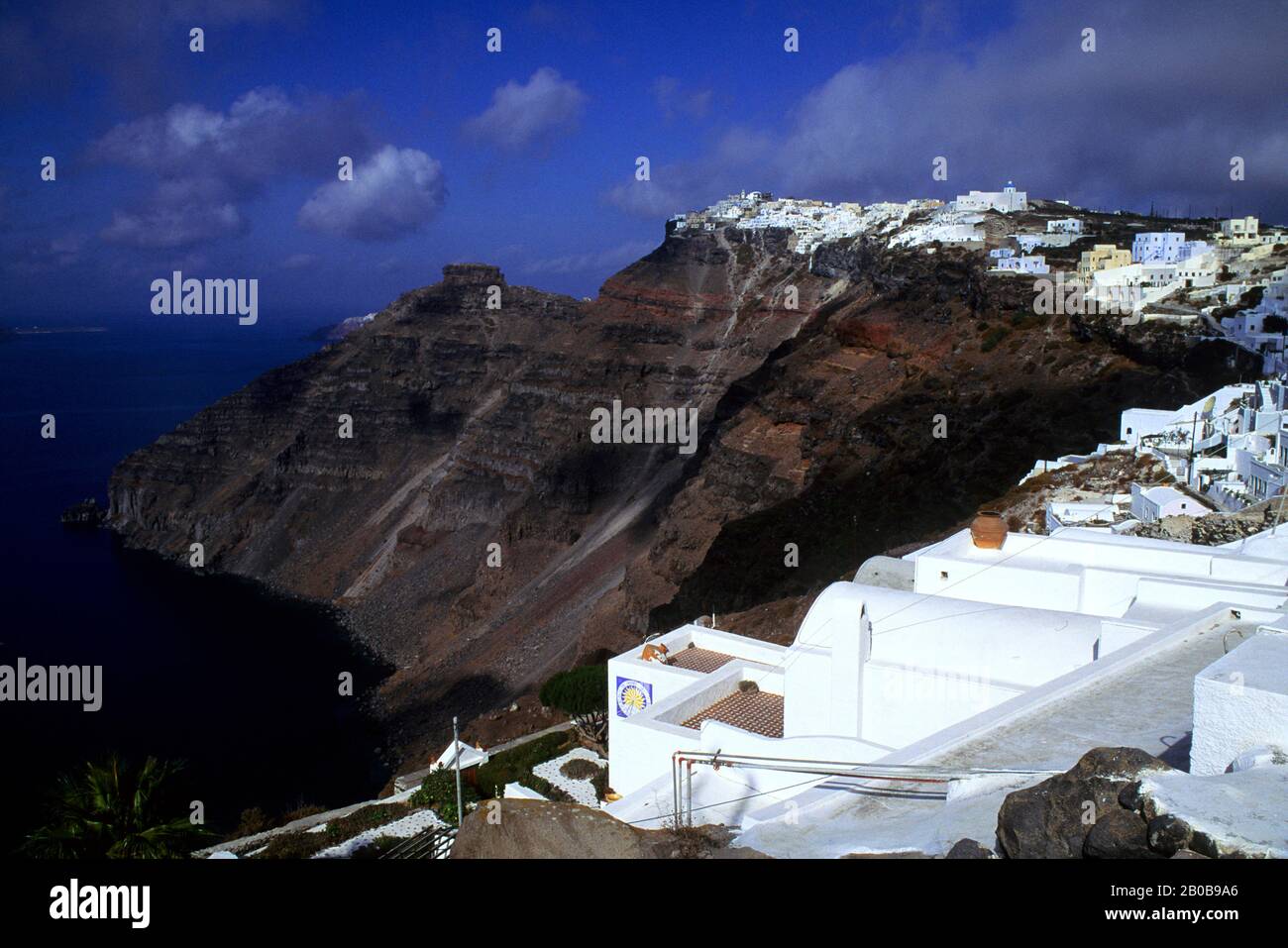 Santorini caldera view hi-res stock photography and images - Alamy