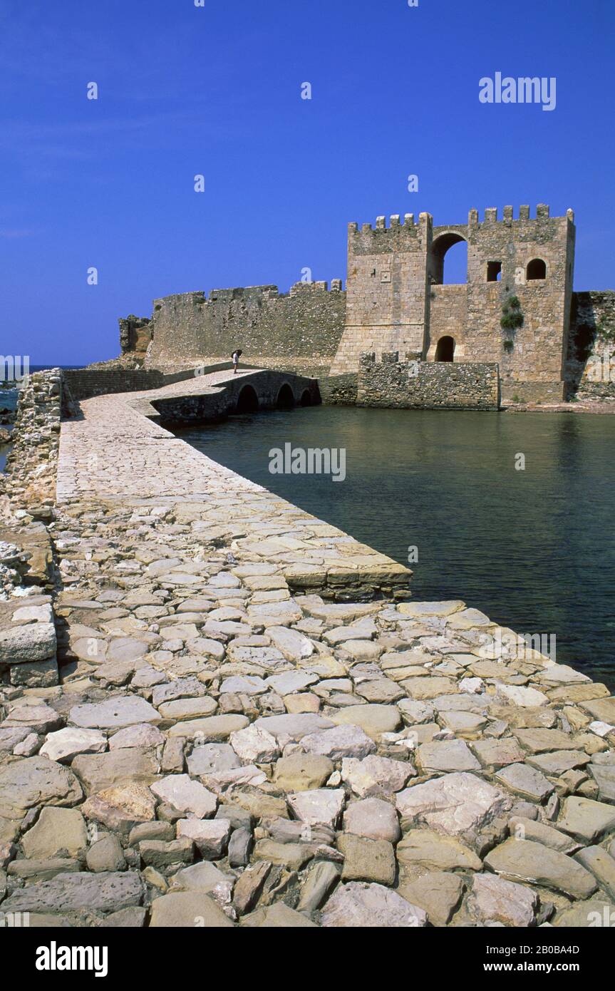 GREECE, METHONI, VENETIAN FORTRESS OF MODONE, 15TH CENTURY, SEAGATE ...