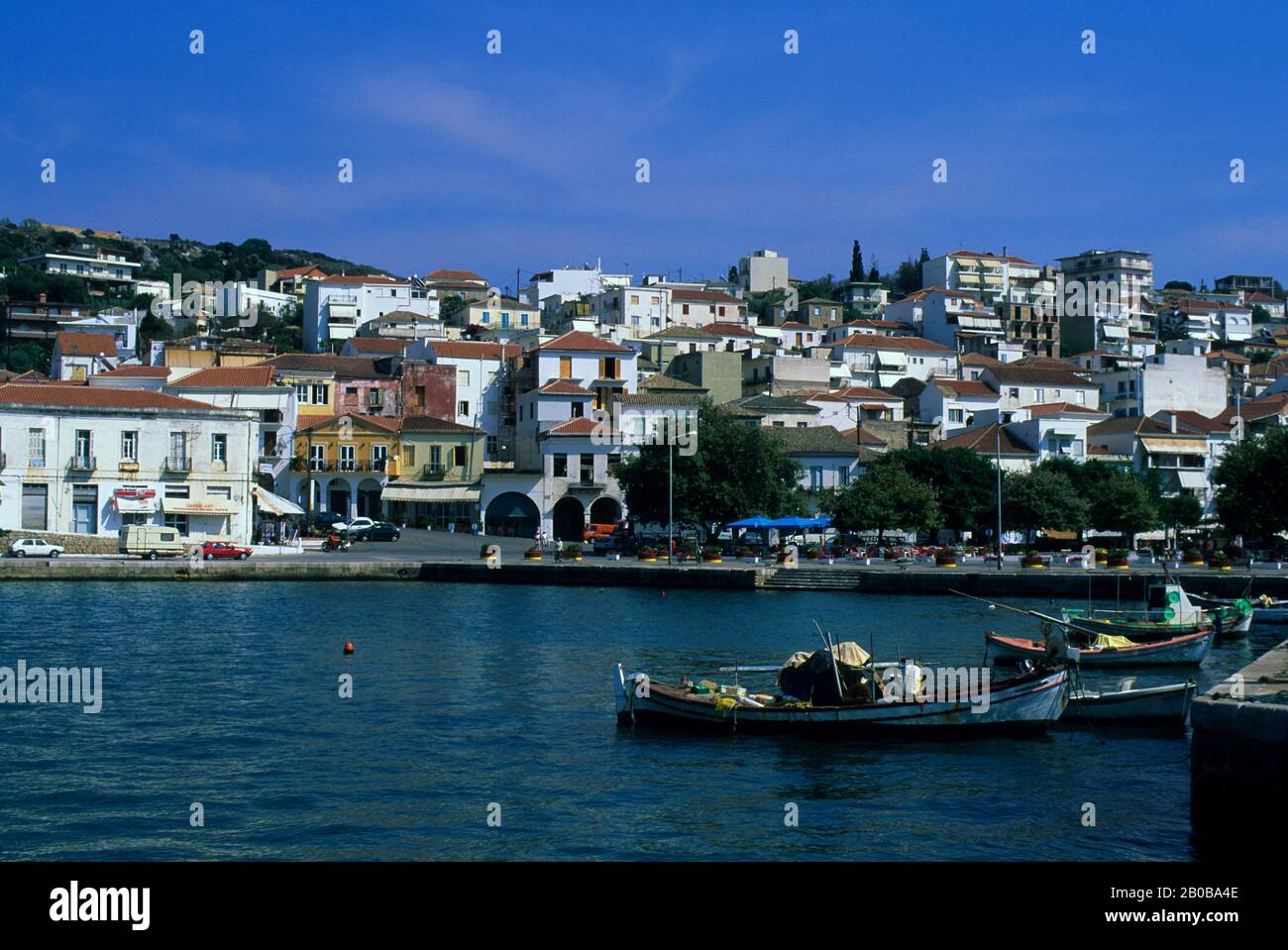 GREECE, NAVARINO BAY, PYLOS, HARBOR Stock Photo - Alamy