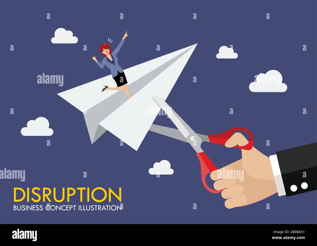 Flight disruption Stock Vector Images - Alamy