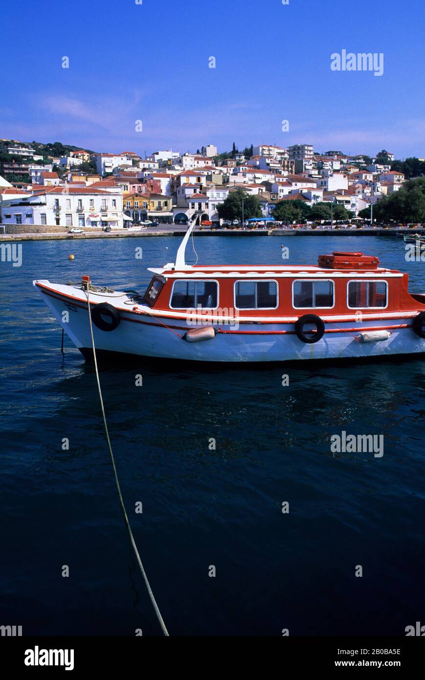 GREECE, NAVARINO BAY, PYLOS, HARBOR Stock Photo - Alamy