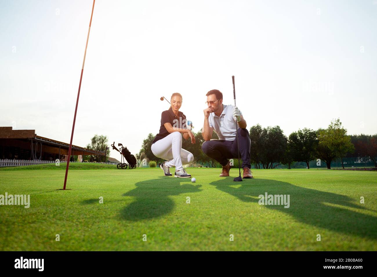 Golfing with friends hi-res stock photography and images - Alamy