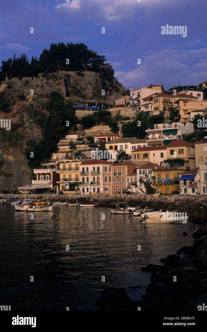 Parga village harbor port hi-res stock photography and images - Alamy
