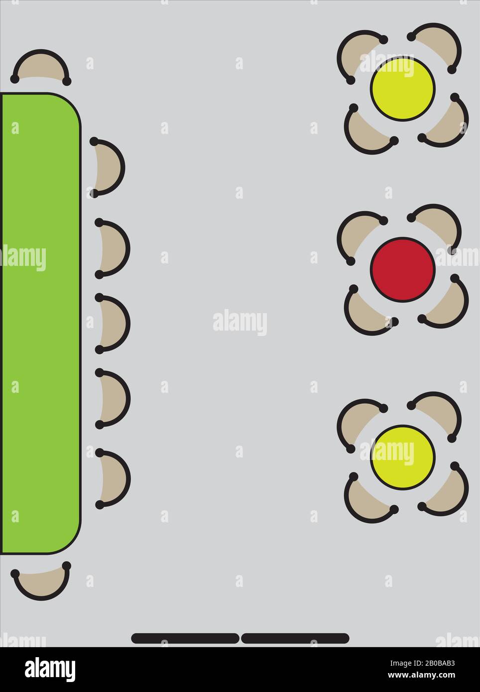 layout map show table in restaurant Vector Stock Vector Image & Art - Alamy