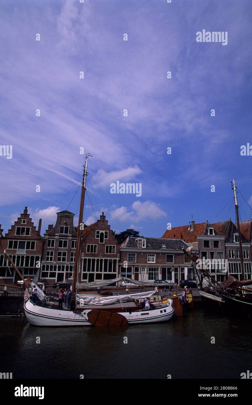 NETHERLANDS, HOORN, OLD DUTCH PORT, OLD SAILBOATS Stock Photo - Alamy