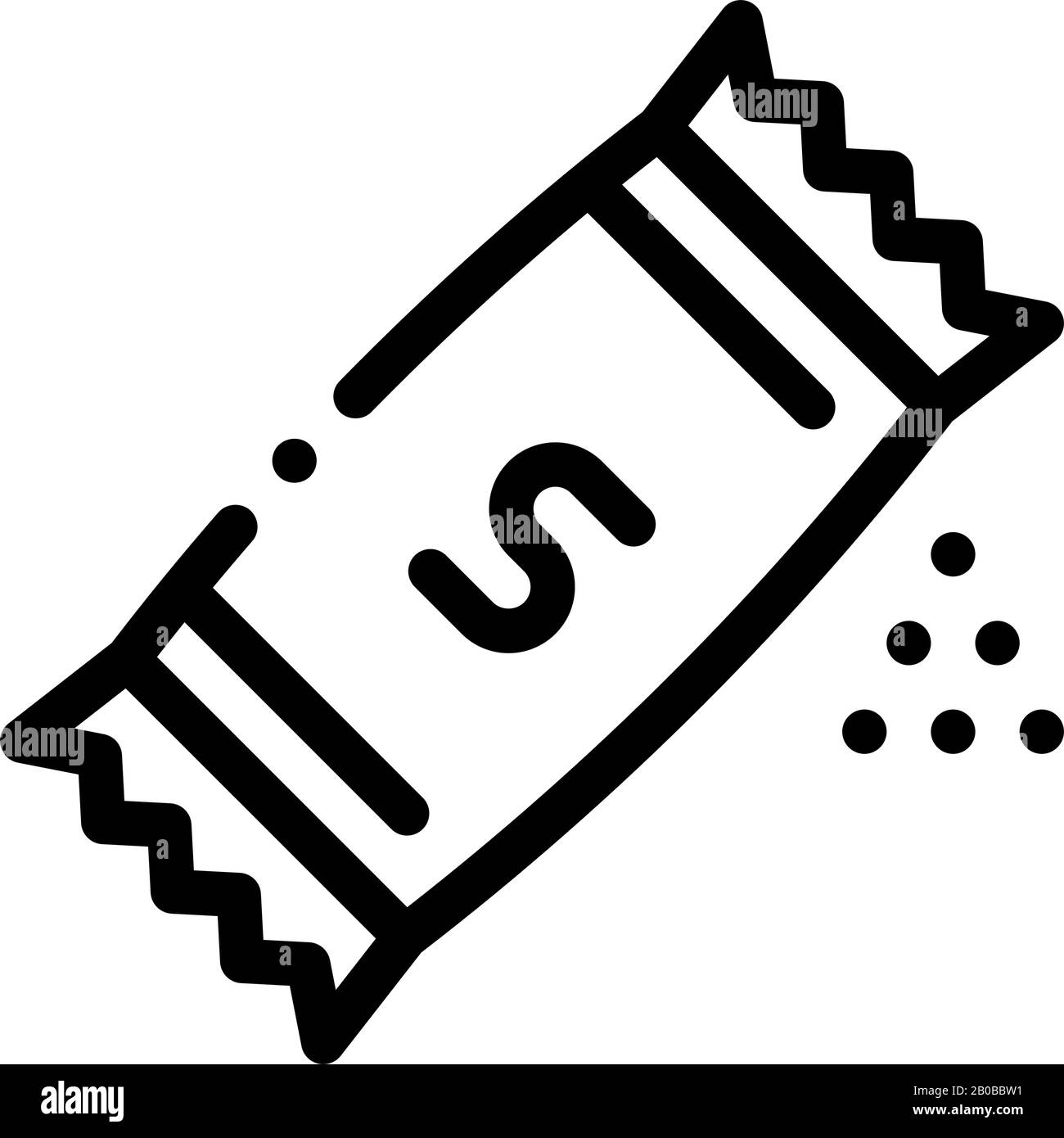 Sugar Bag Icon Vector Outline Illustration Stock Vector Image & Art - Alamy
