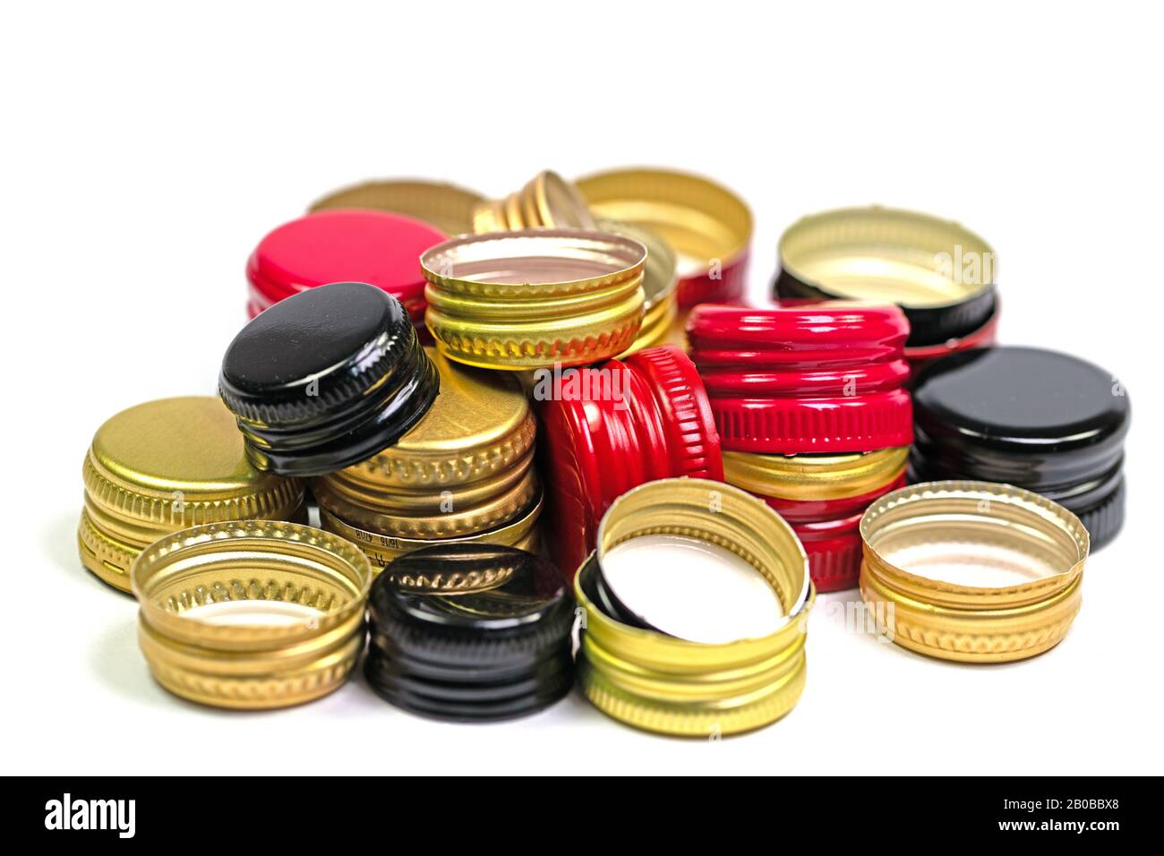 Colorful old aluminum bottle caps Stock Photo - Alamy