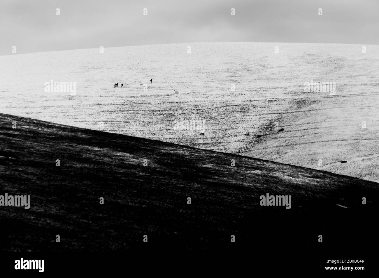 Small snow man Black and White Stock Photos & Images - Alamy