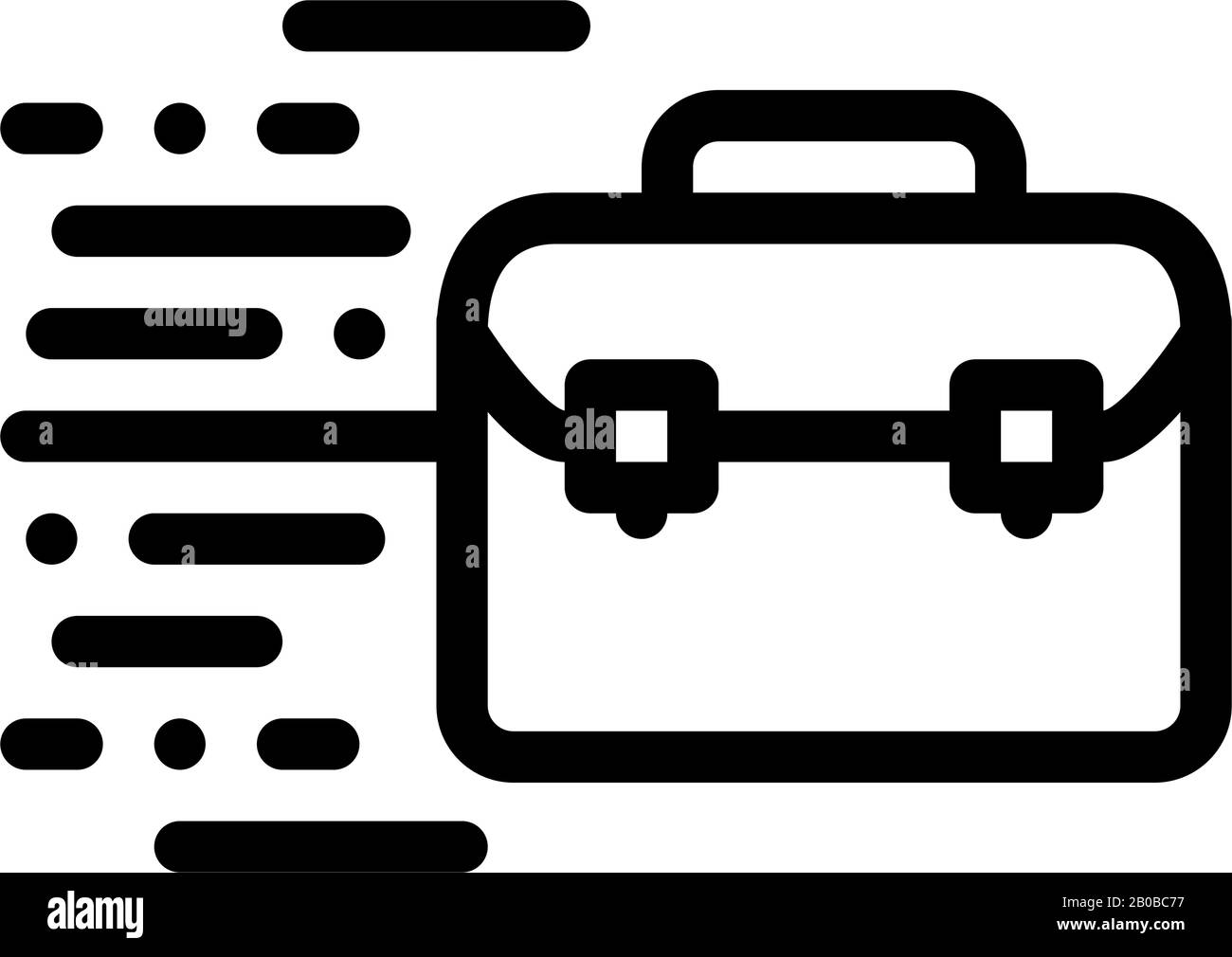 Fast Fly Case Icon Vector Outline Illustration Stock Vector Image & Art ...