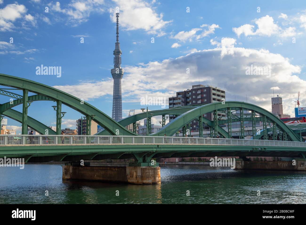 Tokyo Skytree and Komagata Bridge, Tokyo, Japan Stock Photo - Alamy