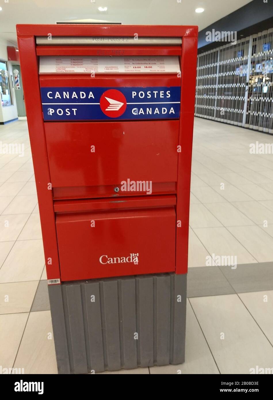Canada Post Mailbox/Ontario/Canada Stock Photo - Alamy