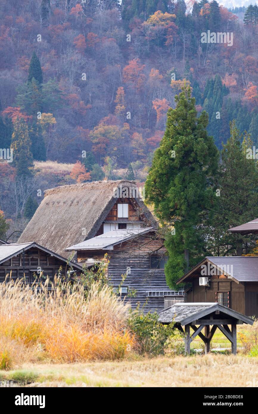 Traditional houses of Ogimachi (UNESCO World Heritage Site), Shirakawa ...