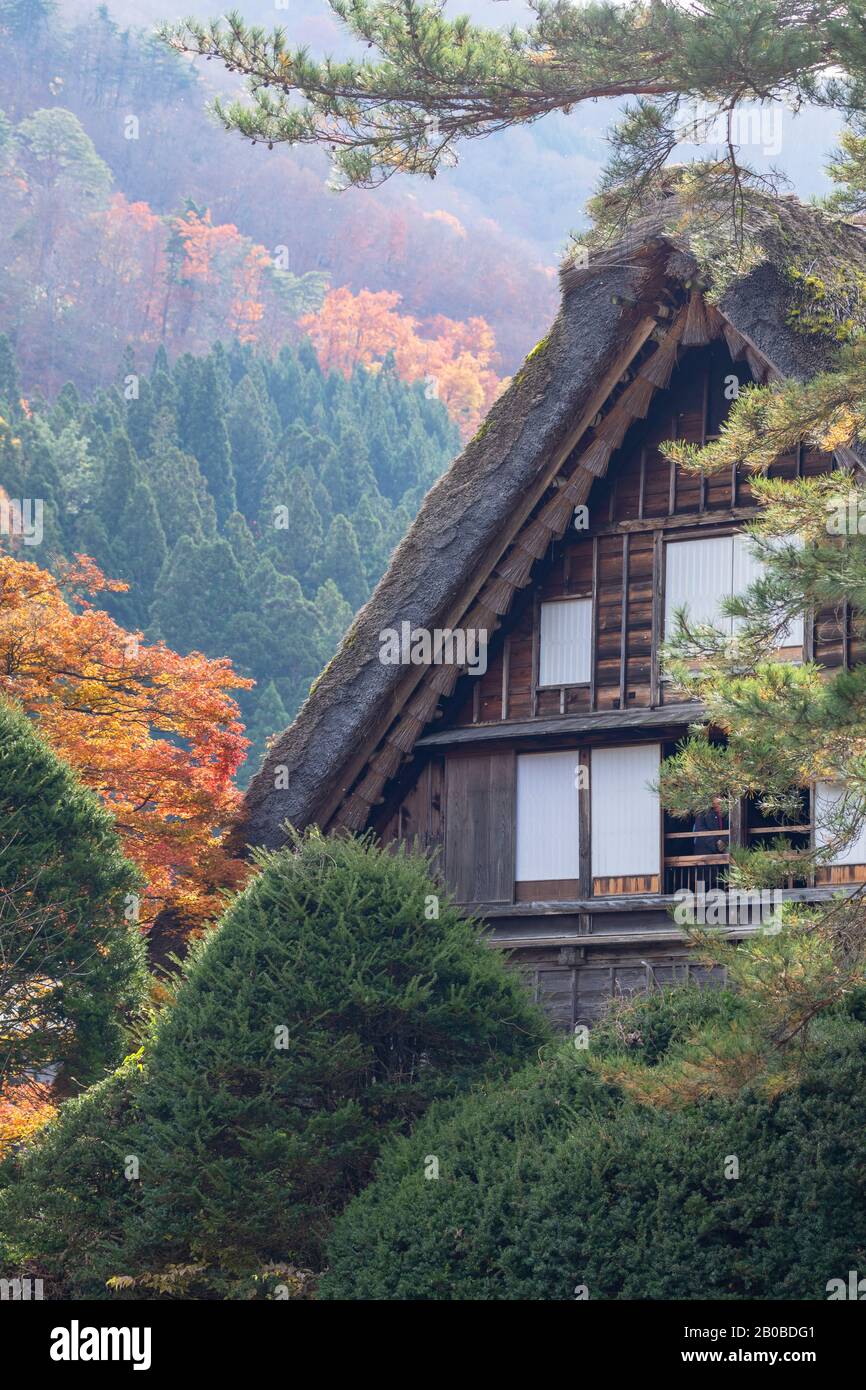 Traditional house of Ogimachi (UNESCO World Heritage Site), Shirakawa ...