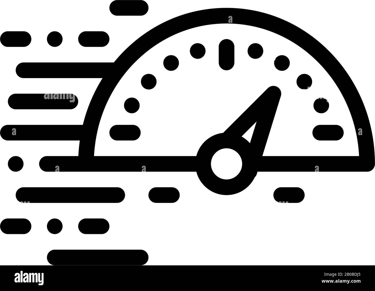 Speedometer Icon Vector Outline Illustration Stock Vector Image & Art ...