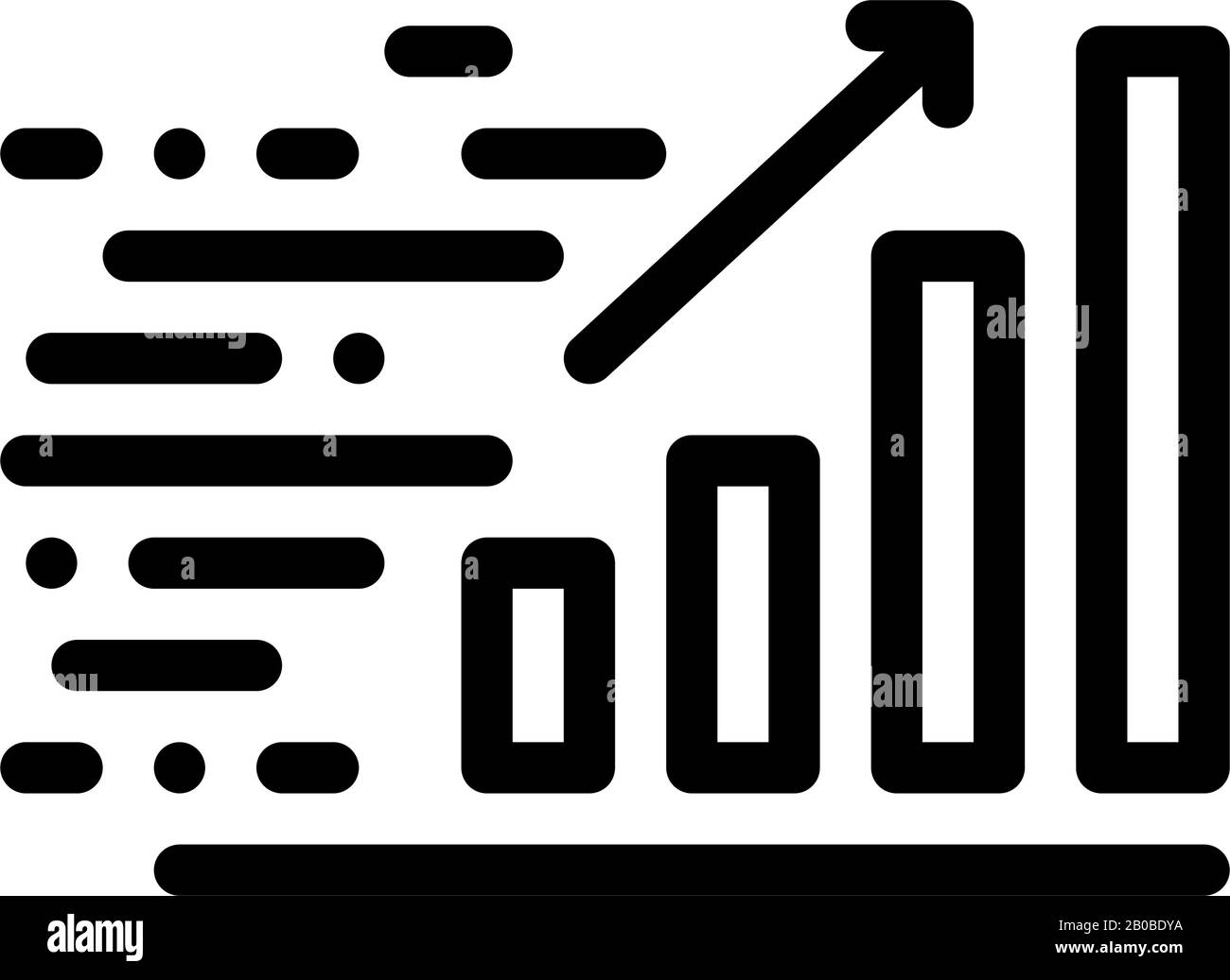 Fast Grow Graphic Icon Vector Outline Illustration Stock Vector Image ...