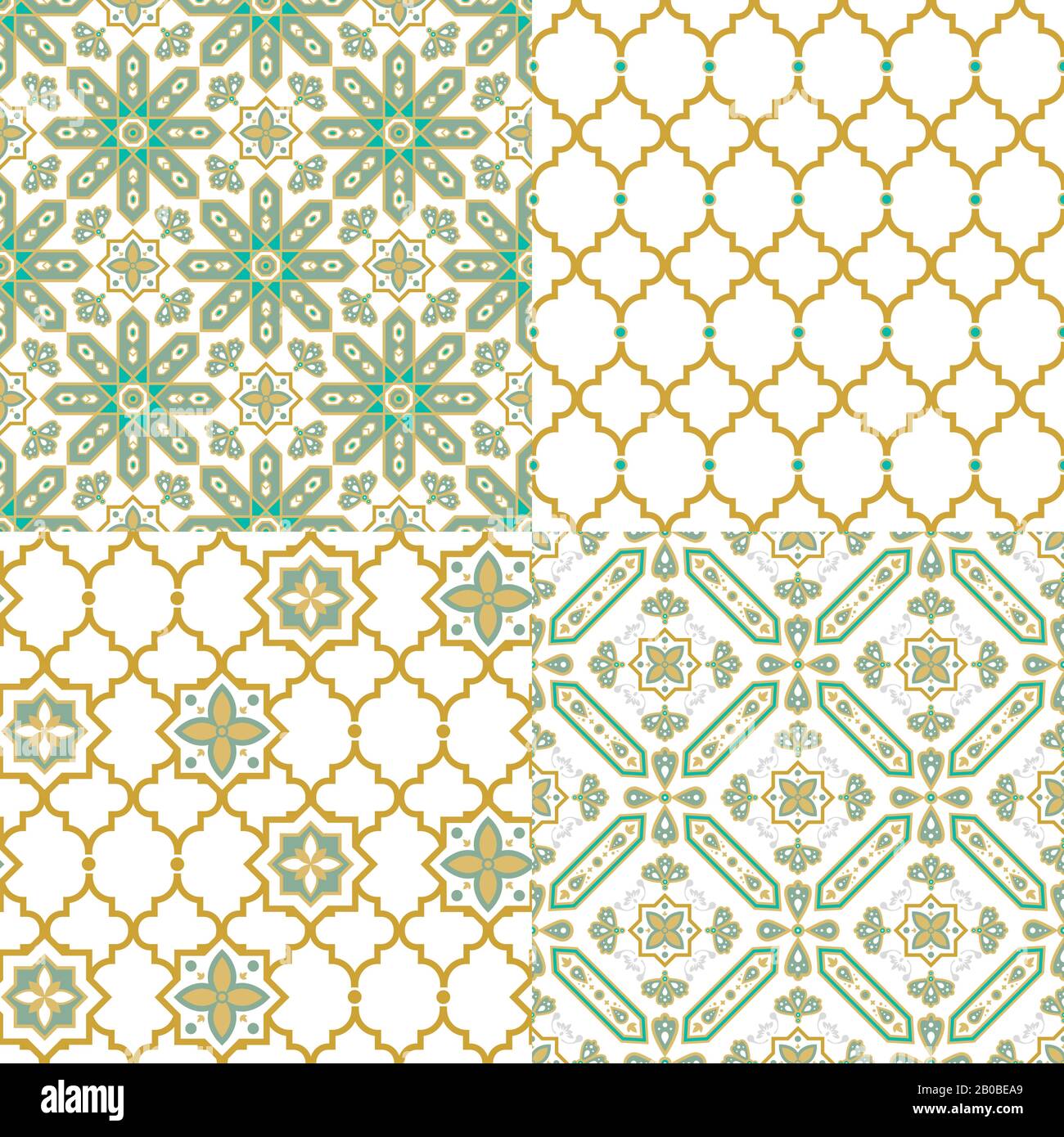 Oriental arabic seamless pattern. Traditional Arabic Islamic background ...