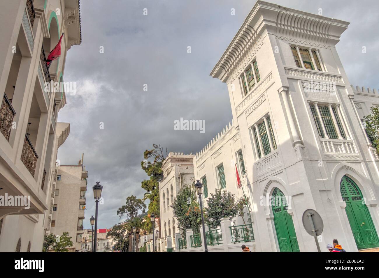 Colonial buildings in Tetouan, Morocco Stock Photo - Alamy