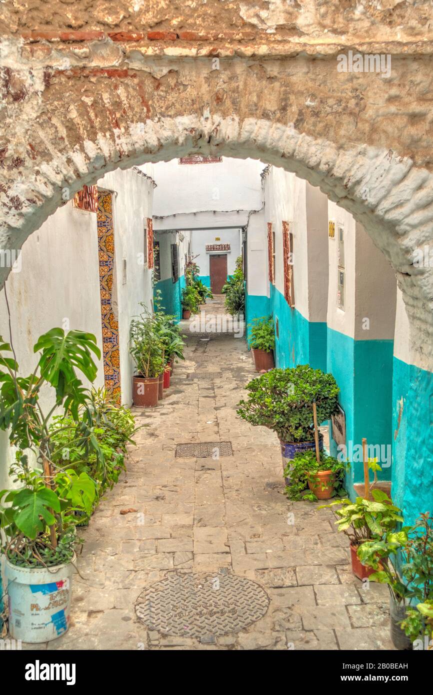 Tetouan Medina landmarks, Morocco Stock Photo - Alamy