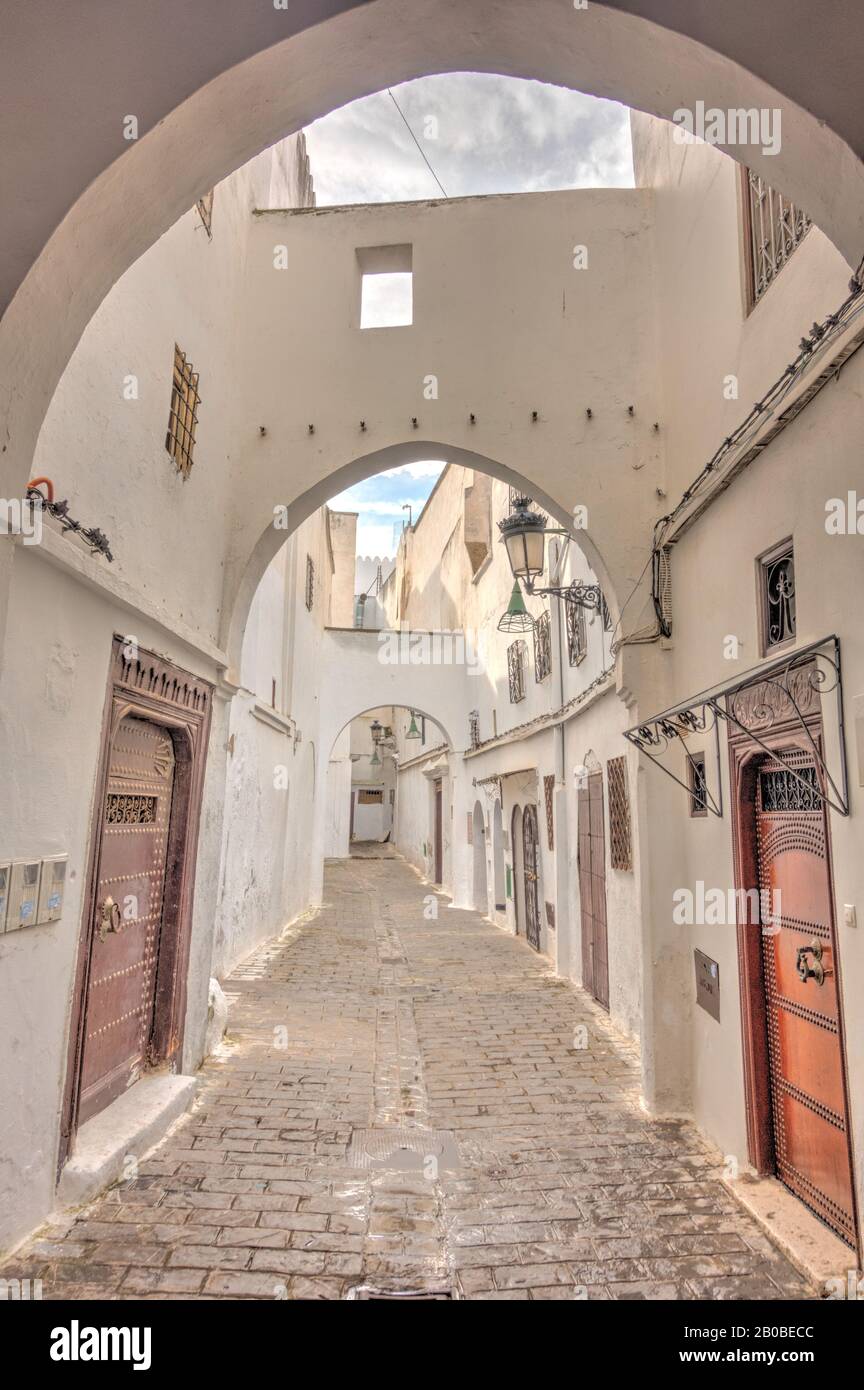 Tetouan Medina landmarks, Morocco Stock Photo - Alamy