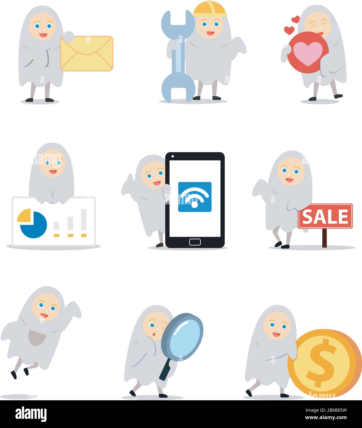 The ghost story Cut Out Stock Images & Pictures - Alamy