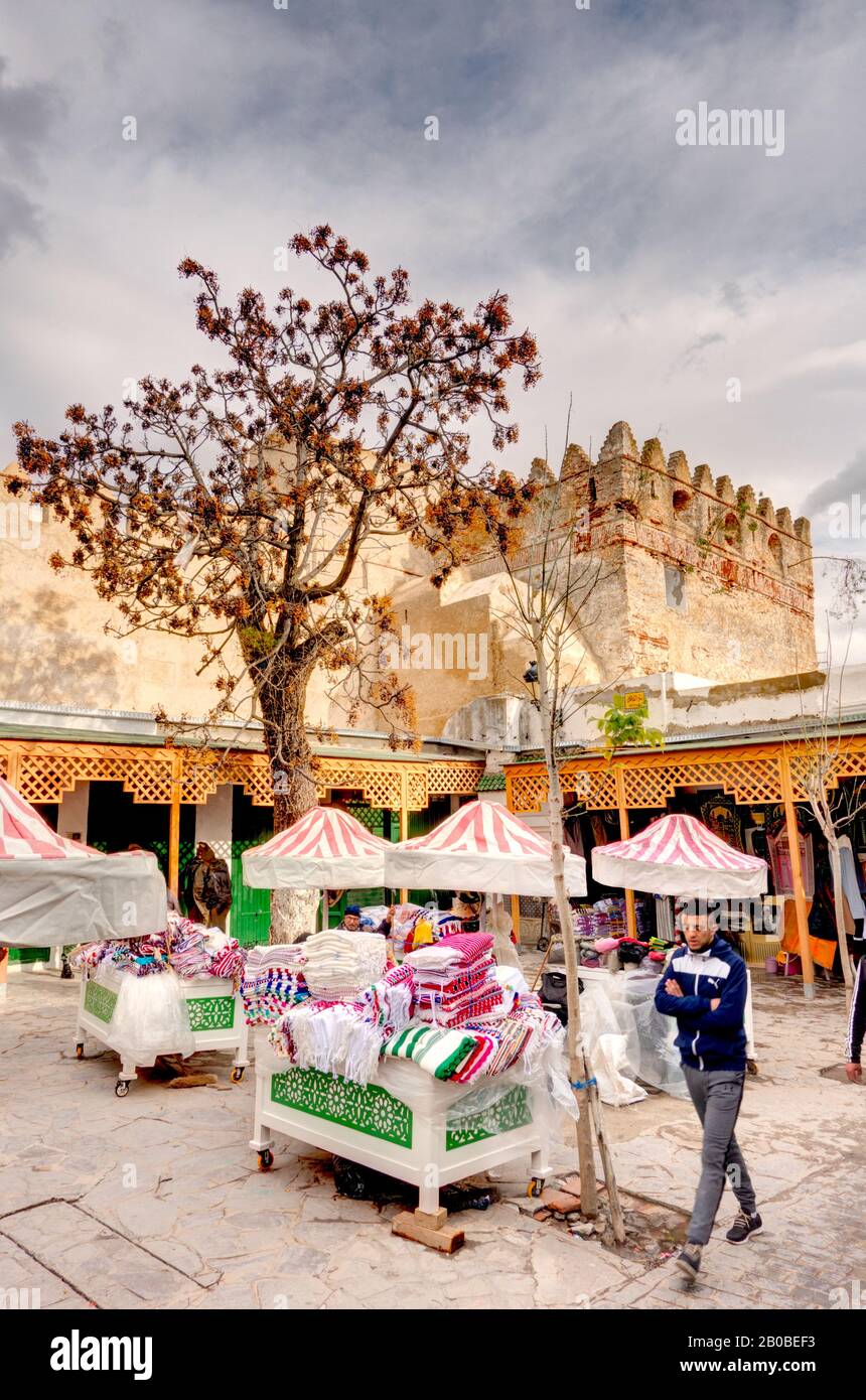 Tetouan Medina landmarks, Morocco Stock Photo - Alamy