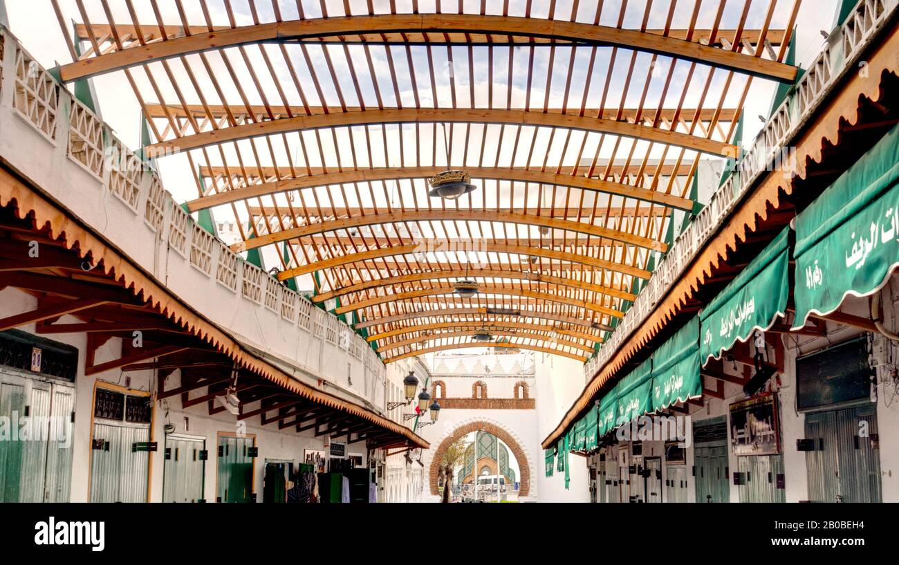Tetouan Medina landmarks, Morocco Stock Photo - Alamy