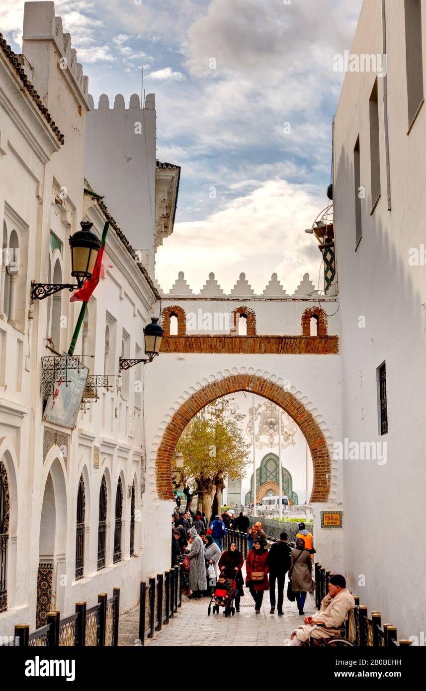 Tetouan Medina landmarks, Morocco Stock Photo - Alamy