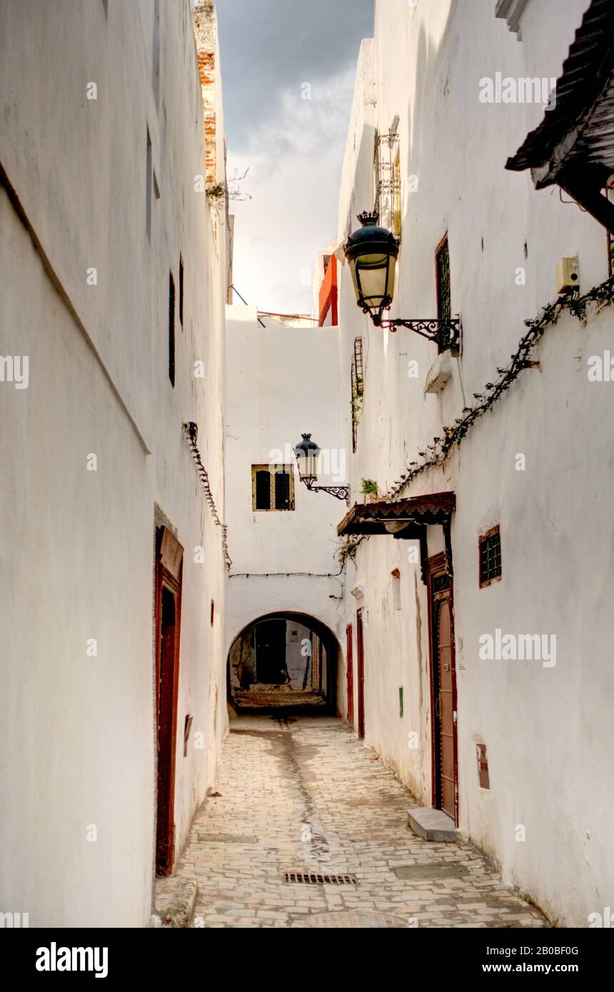 Tetouan Medina landmarks, Morocco Stock Photo - Alamy