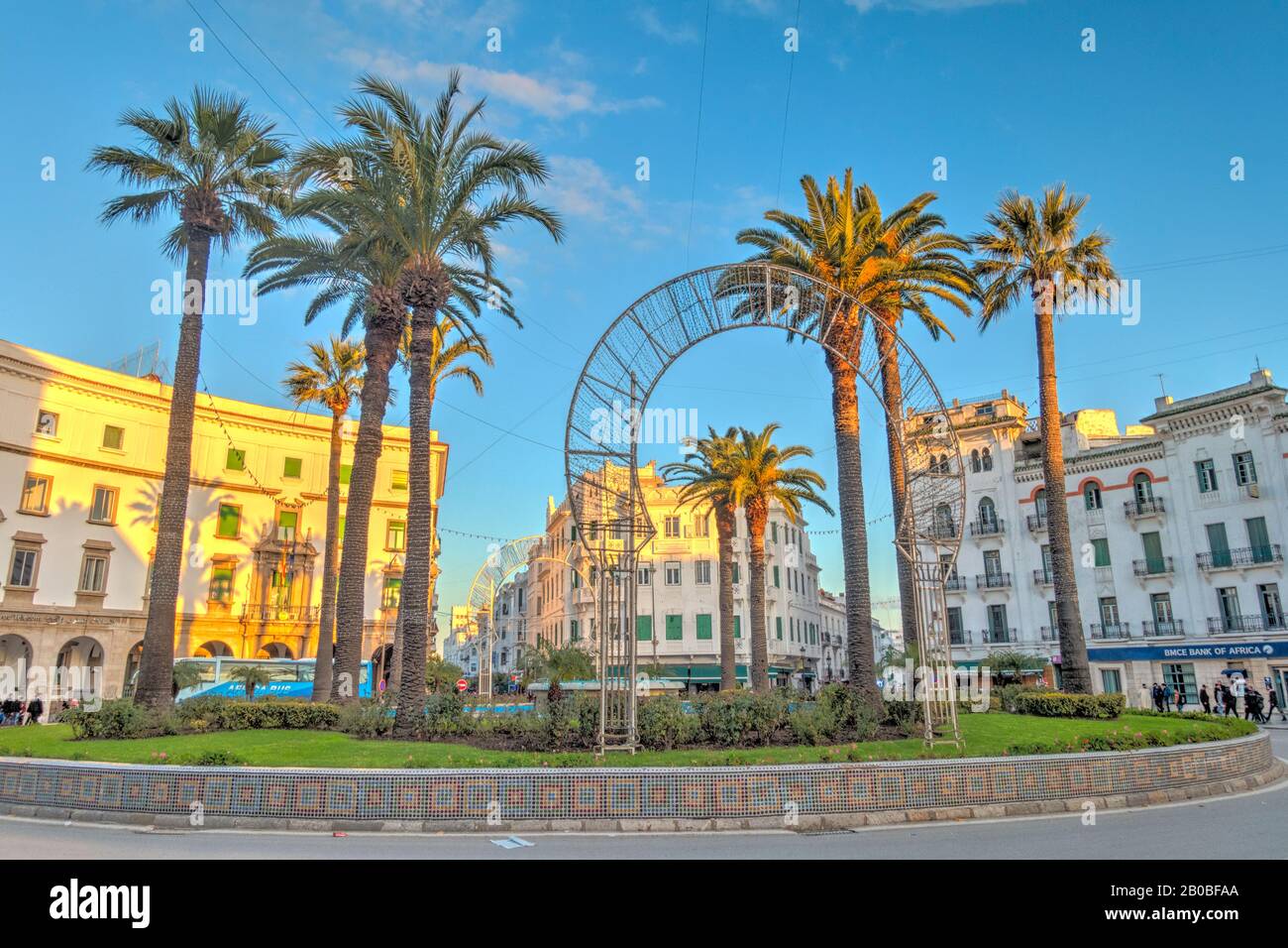 Spanish colonial architecture tetouan morocco hi-res stock photography ...