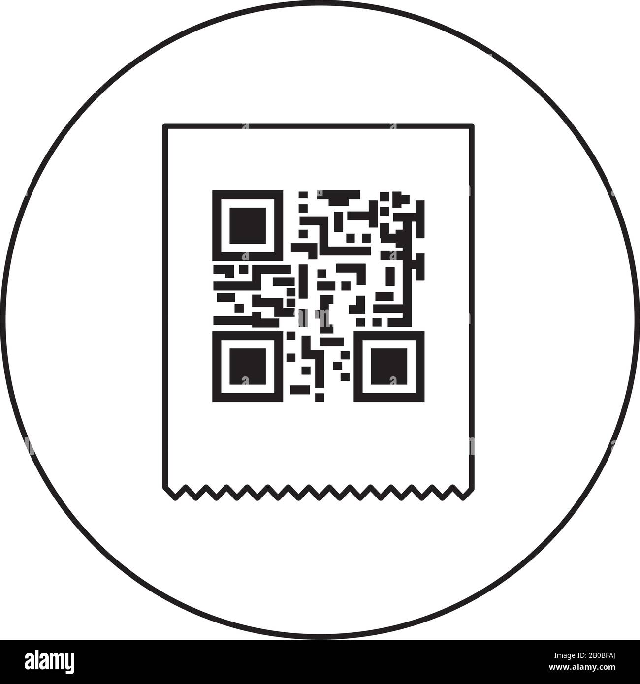 Classic Qr Code In Frame Circular Stock Vector Image Art Alamy Classic Qr Code In Frame Circular Stock Vector Image Art Alamy