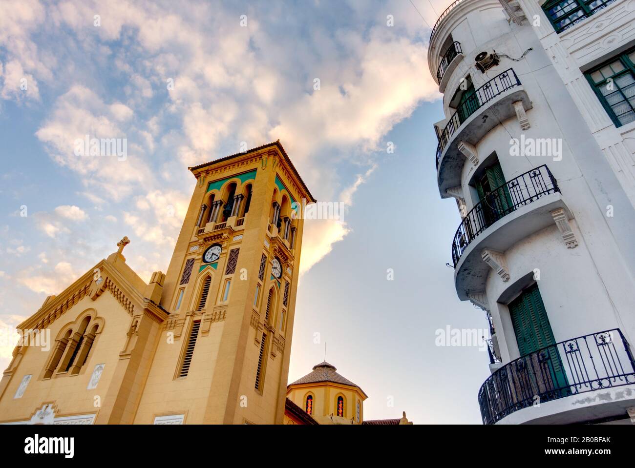 Colonial buildings in Tetouan, Morocco Stock Photo - Alamy