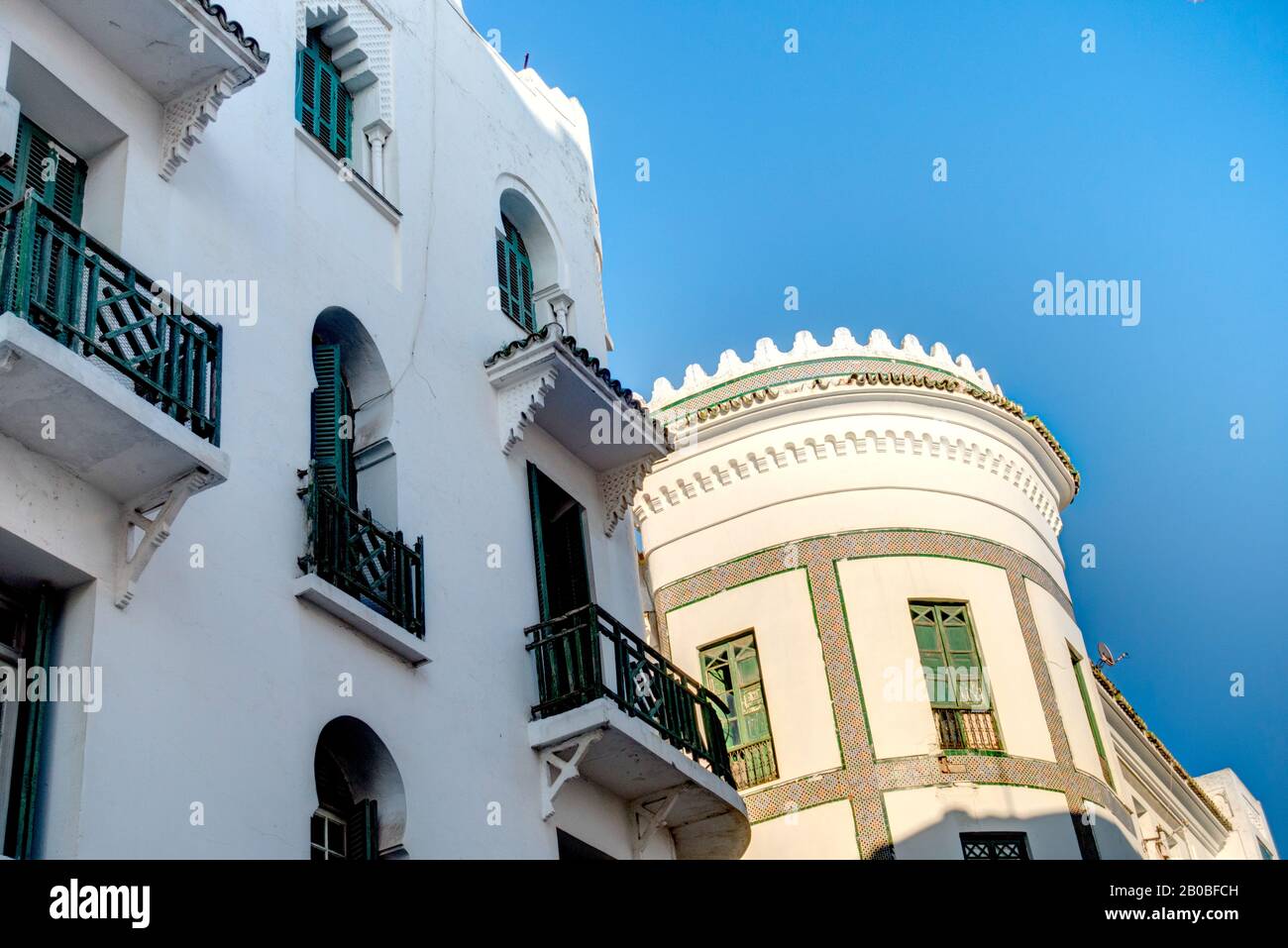 Spanish colonial architecture tetouan morocco hi-res stock photography ...